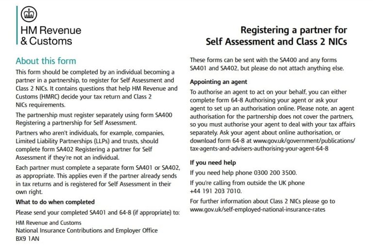 SA401 Form: What It Is and How to Submit to HMRC - A Guide